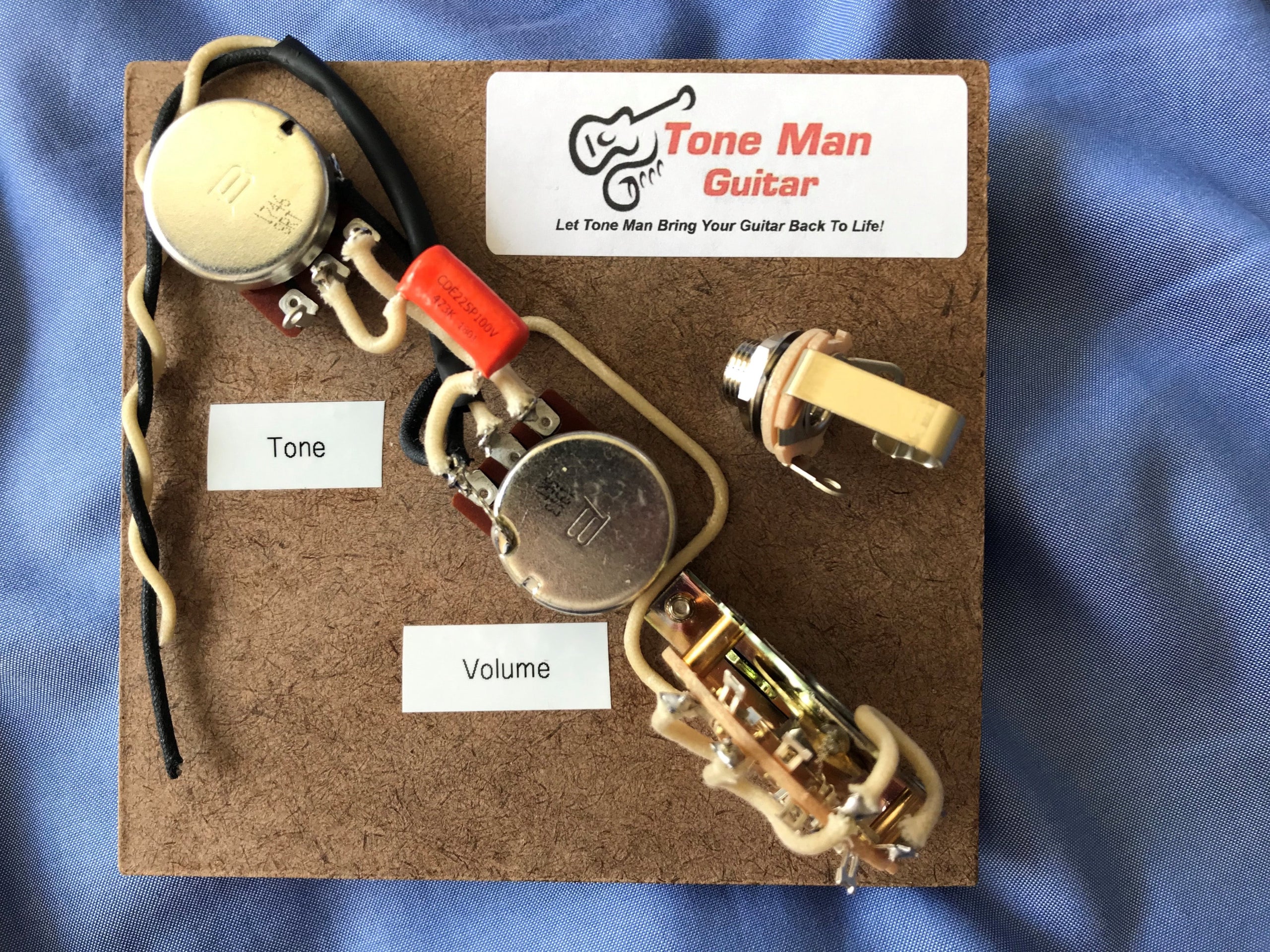Fender telecaster prewired upgrade kit. Orange Drop tone cap | Tone Man ...